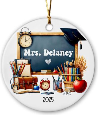 Generic Lehrer Weihnachtsbaumschmuck Lustige Weihnachtsbaum H&auml;ngende Dekorative Weihnachtsanh&auml;nger F&uuml;r Kamin Schlafzimmer Wohnzimmer