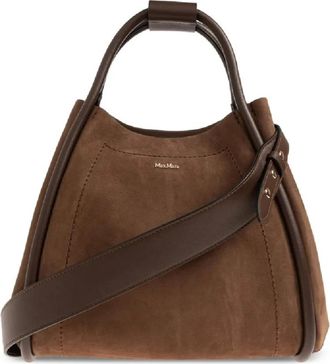 Max Mara Femme, Sacs, Brun, Taille: ONE Size Mxamarinessue Sac port&eacute; &eacute;paule