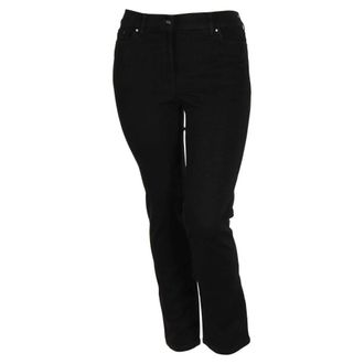 Zerres Style CORA - Bequeme, stretchige Jeanshose, Gerade geschnittenes Bein Farbe Black Größe 38 kurz