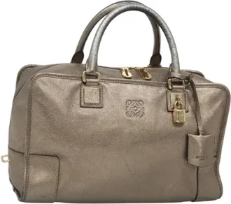 Loewe Pre-owned Cuir sacs-main - Femme - Pre-owned - Jaune - Taille: ONE Size