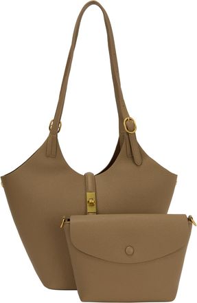 Felipa 2-IN-1-Tragetaschen-Set 2-IN-1-Tragetaschen-Set Frauen Helles Khaki