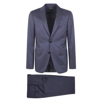 Ermenegildo Zegna Single Breasted Suits - - Suits - Herren - Blau - 3XL
