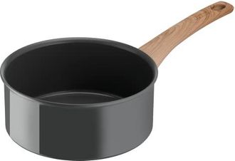 T-fal Casserole 20 cm, Induction, Revêtement antiadhésif céramique, Eco-conçue, Recyclée, Cuisson saine, Fabriqué en France, Renew C4253013, Effet Bois - Cl