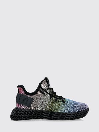 Philipp Plein Baskets basses en cuir avec broderies et applications de strass