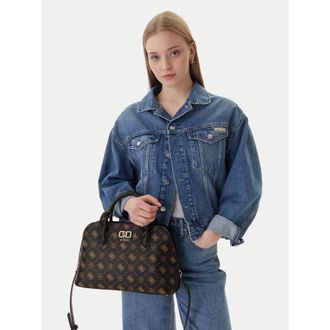 Guess Handtasche Guess Emelie Logo HWGP99 28060 Braun