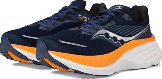 Saucony Hurricane 24 Herren-Sneaker, Marineblau/Schälen, 43 EU