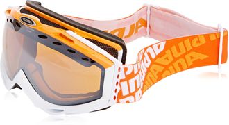 Alpina Alpina Cybric HM Skibrille (Farbe: 846 orange/White, Scheibe: Spiegel orange sphärisch)