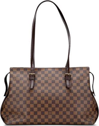 Louis Vuitton sac porté épaule Damier Ebene Chelsea (2006) - Marron