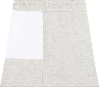 DKNY Cotton-Blend Skirt - Beige