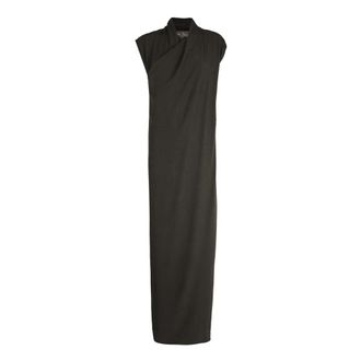 Cortana Amanita- langes Seidenstretch-Kohlekleid - - Dresses - Damen - Schwarzk - XS