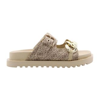 Guess Femme, Chaussures, Brun, Taille: 35 EU Confortable Enegelen Slipper pour un usage quotidien