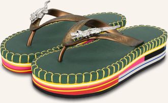 UZURII Uzurii Flip Flop Crocodile Colorful Army gruen