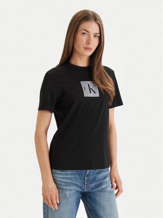 Calvin Klein Jeans T-Shirt LV047F819G Schwarz Classic Fit