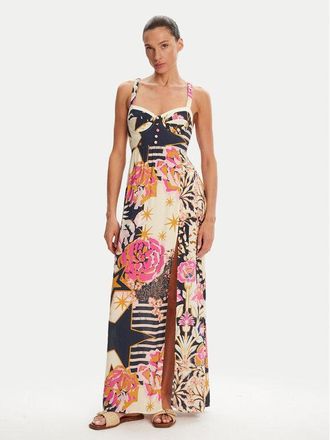 Maaji Sommerkleid Patchwork Rose Evangeline PT2638CLD001 Bunt Regular Fit