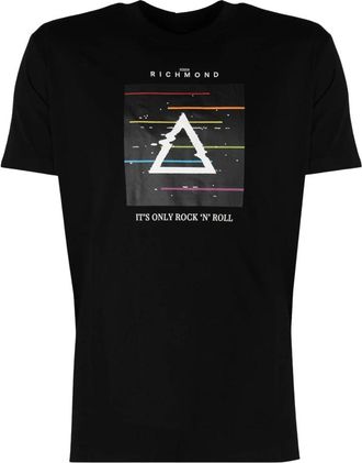John Richmond T-shirt Regular - Homme - Tops - Noir - Taille: 2XL