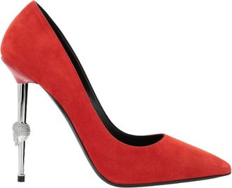 Philipp Plein Femme, Chaussures, Rouge, Taille: 37 EU Decollete Hi-Heels Statement