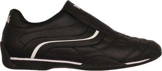 Lonsdale Camden Sneaker f&uuml;r Herren, Leder, Zum Anschl&uuml;pfen (Schwarz)