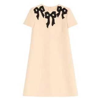 Valentino Garavani Femme, Robes, Beige, Taille: 42 FR Short Dress