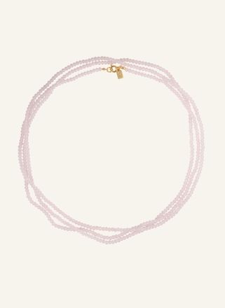 Crystal Haze Crystal Haze Halsketten Shimmer Stack Necklace Rose By Glambou gold
