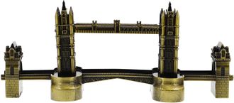 Artibetter Uonlytech London Tower Bridge Modell Metalllegierung Pr&auml;zise Handwerkskunst Dekorative Europ&auml;ische Architektur Skulptur Stilvolle Wohndeko Vielseitig 