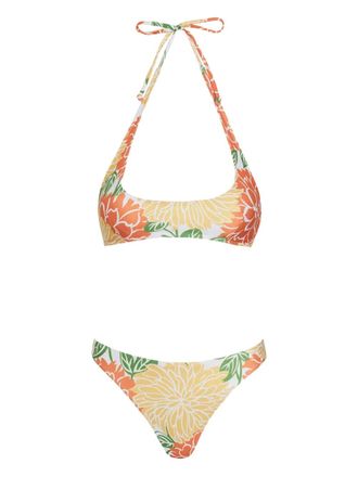 Faithfull The Brand bikini à fleurs - Tons neutres