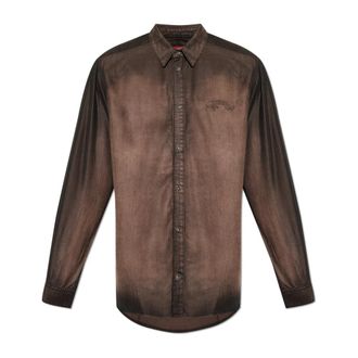 Diesel D-Simply-S16 Hemd - - Shirts - Herren - Braun - L