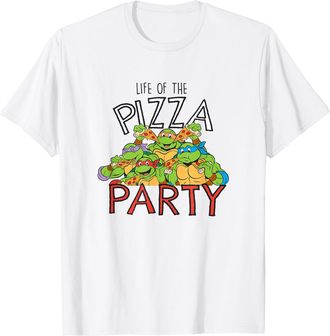 Teenage Mutant Ninja Turtles Life Of The Pizza Party Poster T-Shirt