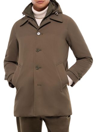 Fursac Parka en tissu technique d&eacute;perlant - Taille XXL - Homme