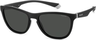 Polaroid Pld 2133/s 08A/M9 BLACK GREY Sunglasses Unisex Injected, Standard, 56