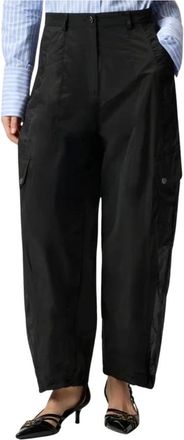 Pinko Pinko, Femme, Pantalons, Noir, Taille: 36 FR Romey Wide Pantalons