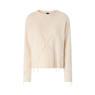 Pinko Pinko - Pull Berna - Femme - Pulls - Beige - Taille: 40 FR