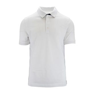 Fay Homme, Tops, Blanc, Taille: 2XL Polo Boutonné