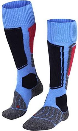 Falke SK1 Comfort W KH laine soie chaudes épaisses 1 paire, Chaussettes de ski Femme, Bleu (Blue Note 6545), 37-38
