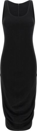 Jacquemus Knielanges Kleid - Schwarz