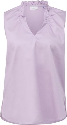 s.Oliver Black Label Damen 2148447 Blusen Top, Lilac 4703, 34