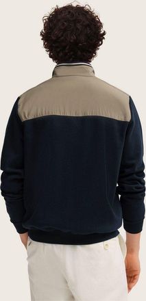 Bugatti Sweatjacke Modern Fit mit Rei&szlig;verschluss und Stehkragen