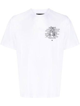 Amiri T-Shirt mit Logo-Print - Wei&szlig;