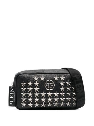 Philipp Plein sac banane &agrave; d&eacute;tails de clous - Noir