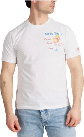 MC2 Saint Barth Homme, Tops, Blanc, Taille: 2XL Portofino T-shirt