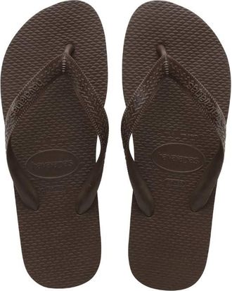 Havaianas Unisex HAV Top Color Flip-Flop, dunkelbraun, 39/40