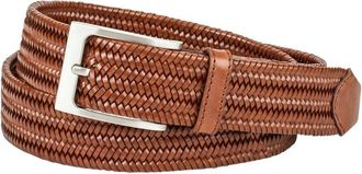 Tom Rusborg Flechtg&uuml;rtel aus Leder in