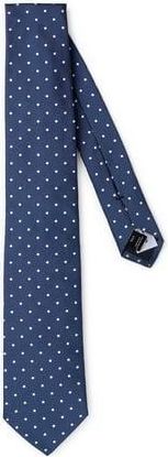 Au Printemps Paris Cravet en soie à pois