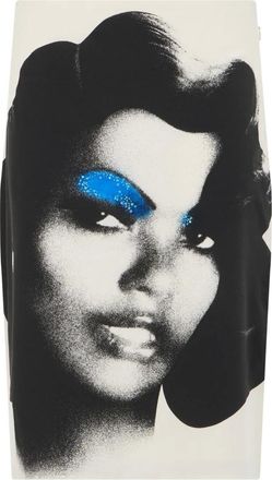 Versace Femme, Jupes, Blanc, Taille: 36 FR Printed Silk-Poplin Pencil Skirt