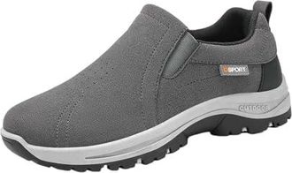 Generic Short d&eacute;t&eacute; pour homme, fitness, sport, loisirs, couleur unie, noir, couche unique pour hommes, chaussures d&eacute;contract&eacute;es larges pour hommes, gris, 39 2