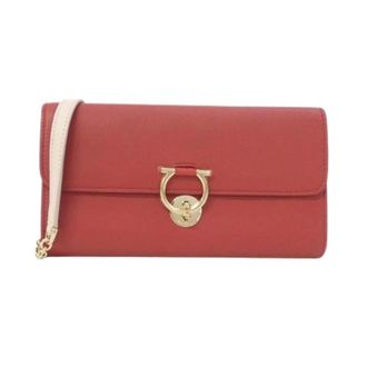 Ferragamo Pre-owned Calf Chain Wallet - - Pre-owned - Damen - Rot - ONE SIZE