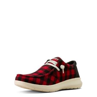 Ariat Ariat Hilo Chaussures Plates pour Homme, Flanelle &agrave; Carreaux Red Buffalo, 10 X-Wide