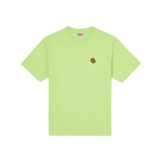 Kenzo Besticktes Pop T-Shirt in Gr&uuml;n - - Tops - Herren - Gr&uuml;n - XL