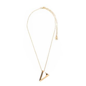 Versace V Necklace - - Accessories - Damen - Gelb - ONE SIZE