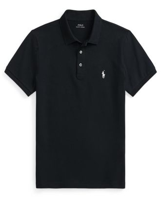Ralph Lauren Piqu&eacute;-Poloshirt mit kleiner Pony-Stickerei, Custom Slim Fit in