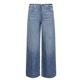 Alexander Wang Femme, Jeans, Bleu, Taille: W27 Surge Jean Large Bas Taille